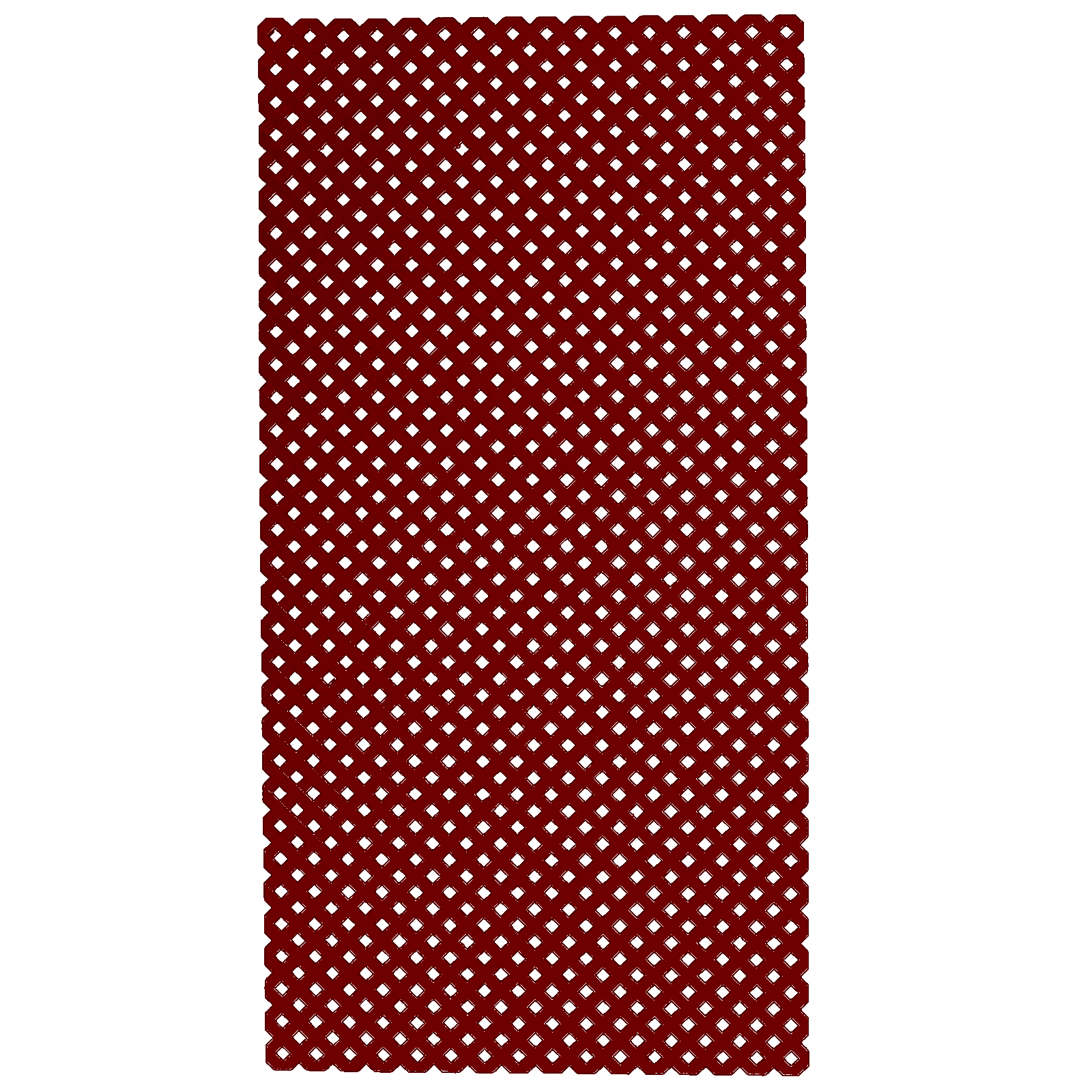 Matrix PRIVACY DIAMOND Lattice Screen - Heritage Red - Jack Matrix