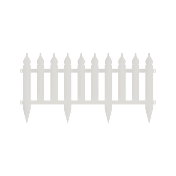 Matrix WINDSOR PICKET Garden Edging panels - Off White - Jack Matrix